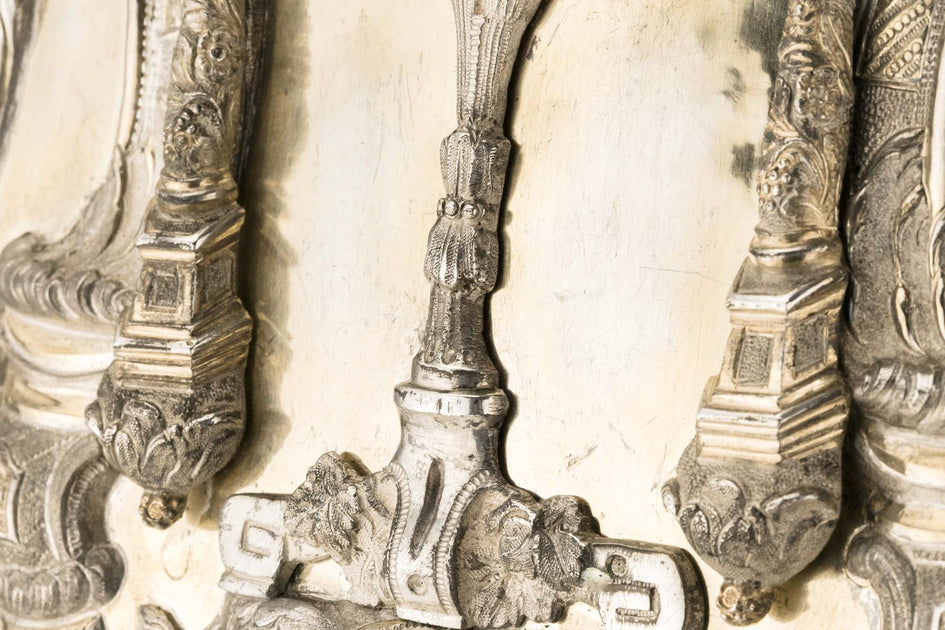 19th Century Polish Silver Torah Shield – Menorah Galleries