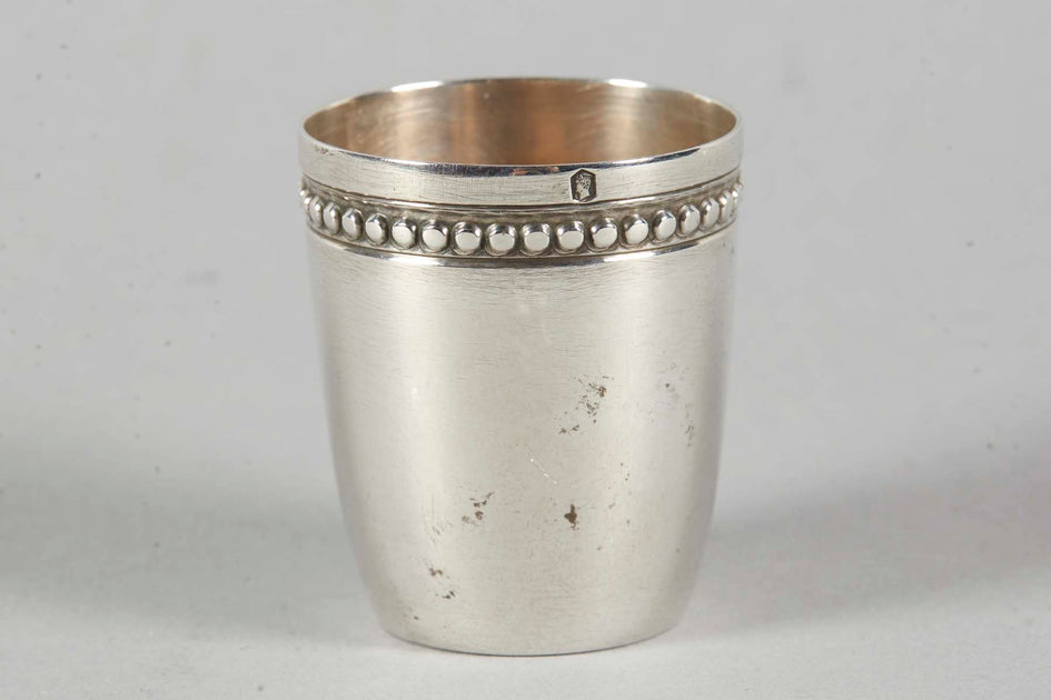 Early 20th Century French Silver Schnapps Cup – Menorah Galleries