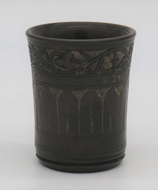 Mid-19th Century Dead Sea Stone Kiddush Cup – Menorah Galleries